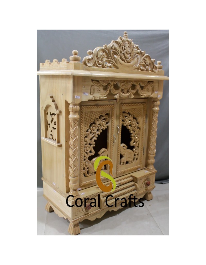 Buy Small Home Temple with Doors - Coral Crafts